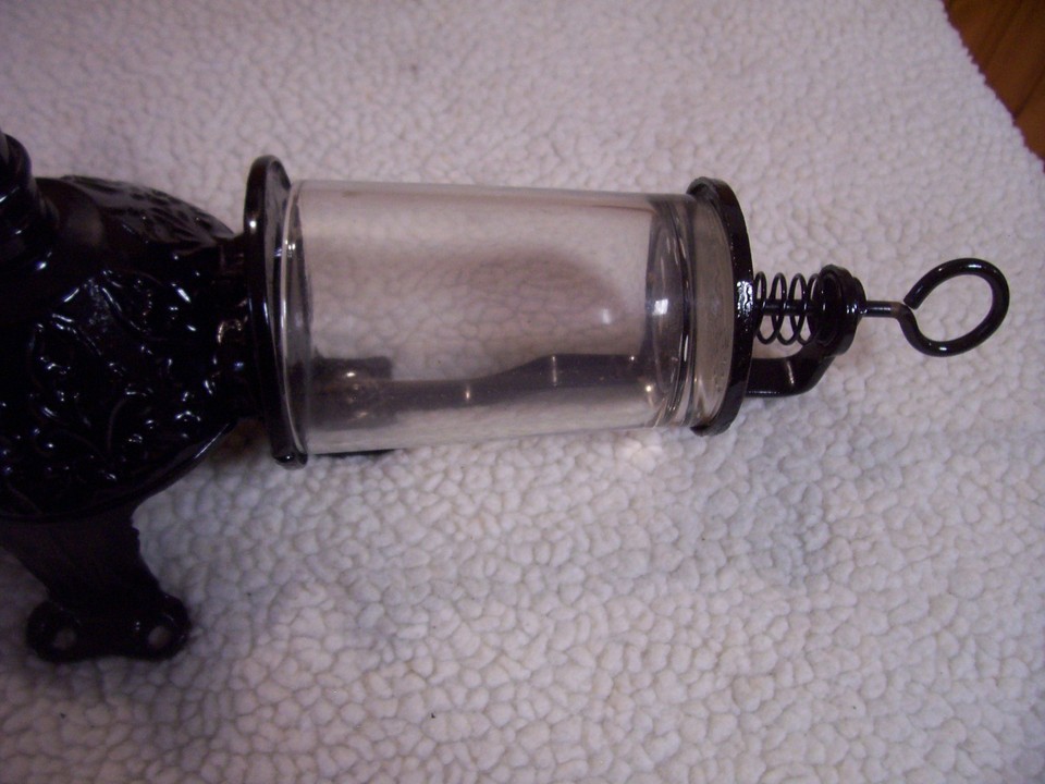 Arcade Crystal # 4 Wall Mount Coffee Grinder/Catch Cup not orig ...