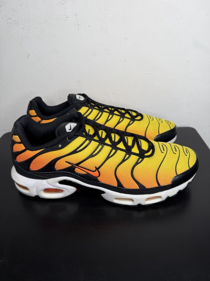 Nike Air Max Plus TN OG Men’s Sunset Pimento Orange Black Tiger Rare ...