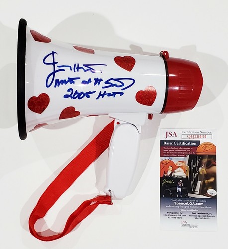 JIMMY HART SIGNED MEGAPHONE JSA CERT WWE WWF MOUTH OF THE SOUTH ...