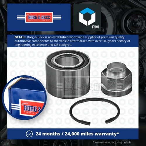 Wheel Bearing Kit fits CHEVROLET AVEO T200 1.2 Rear 04 to 08 LY4 B&B ...