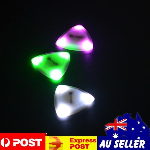 Touch Luminous Guitar Bass Plectrum Glowing Acoustic Guitar Picks w/h ...