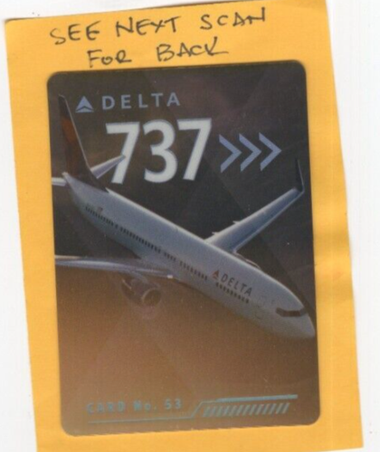 2022 Delta 737 Boeing 737-900ER Card #53 | eBay