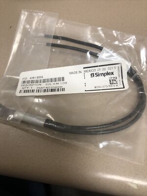 NEW Simplex 4081-9004 End-of-Line Resistor Harness, 4081 Series, Part ...