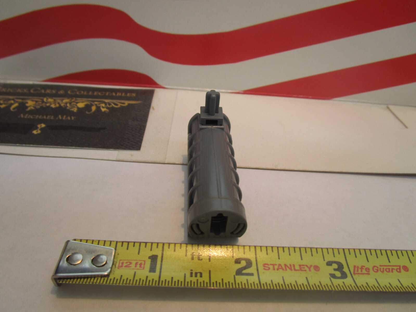 LEGO (1) DARK BLUISH GRAY PROJECTILE,CANNON,FLAT BOTTOM PART#57029c01 ...