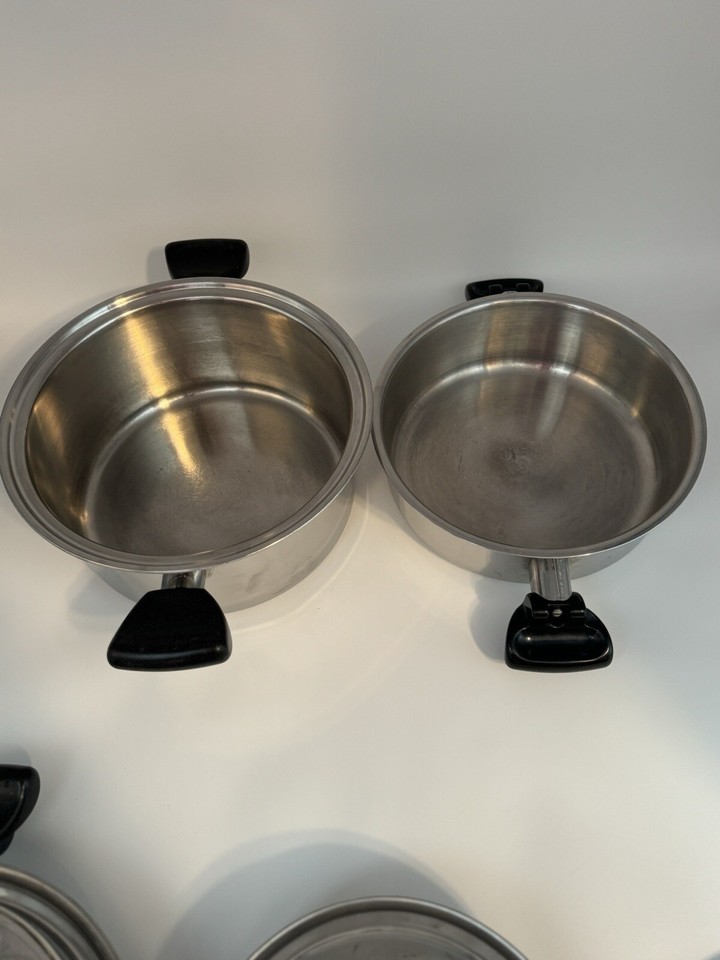 Saladmaster 7 Piece Set Stainless Steel TP304-316 - System 7 - Made In ...