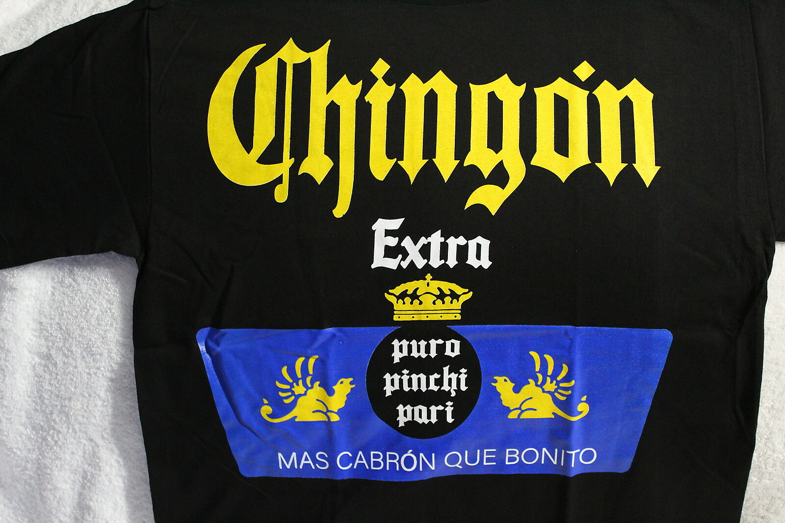 CHINGON EXTRA BONITO MEXICO MEXICAN ROOTS FUNNY LATINO CORONA T-SHIRT ...