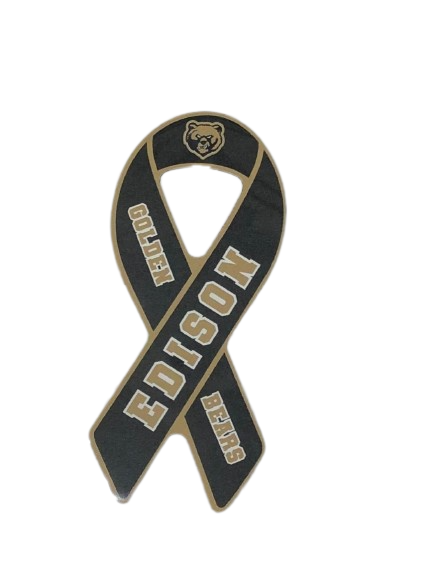 Edison Golden Bears Small Ribbon Magnet | eBay