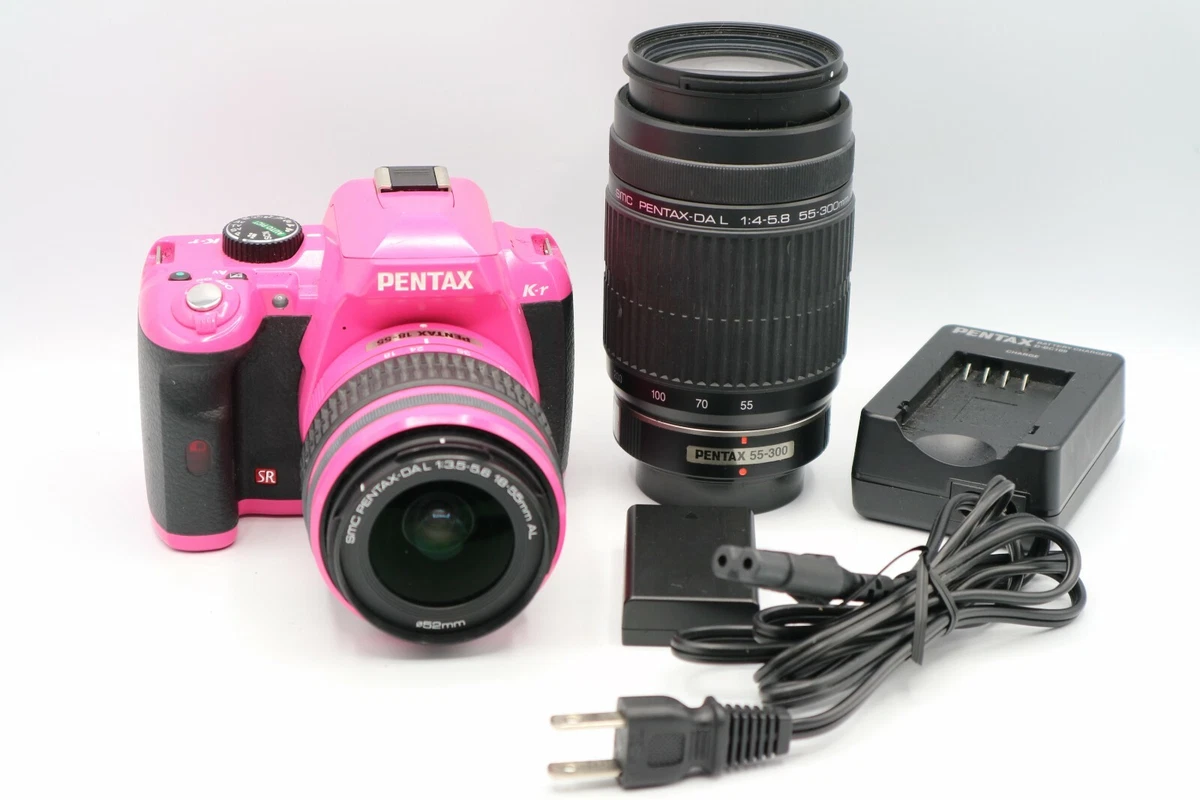 Pink Pentax Camera