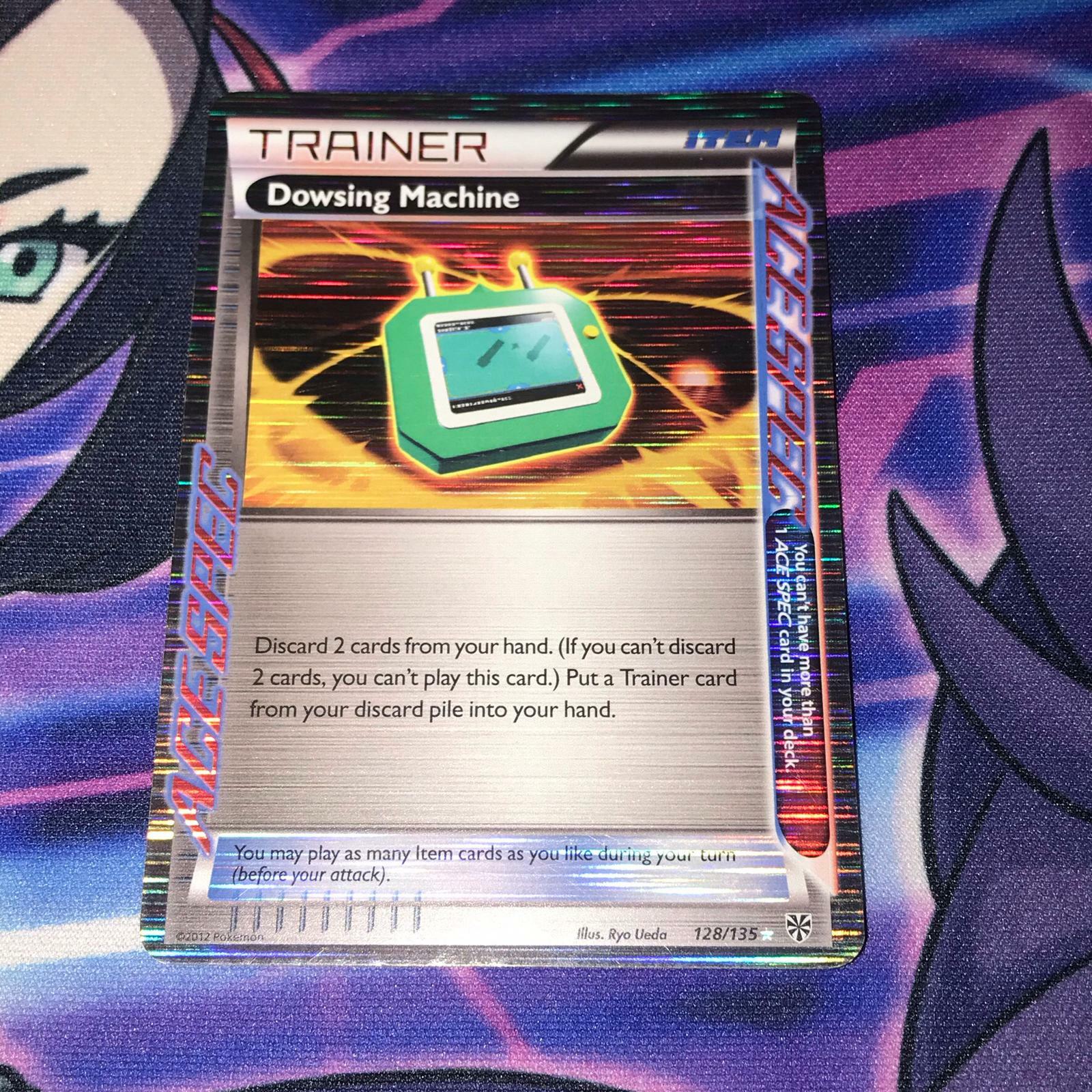 Dowsing Machine ~ 128/135 ~ Holo ~ ACE SPEC PLASMA STORM ~ NEAR MINT ...