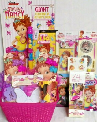 NEW KIDS DISNEY FANCY NANCY EASTER TOY GIFT BASKET BIRTHDAY TOYS PLAY ...