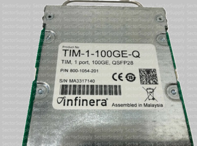 800-1054-201 TIM-1-100GE-Q WOTRDYD 100G QSFP28 Tributary Interface XTC4 ...