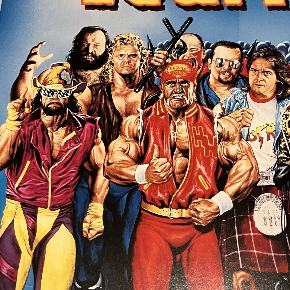 WWF WWE 1991 Royal Rumble Hulk Hogan Poster Print 12” x 16” Joe Jusko ...