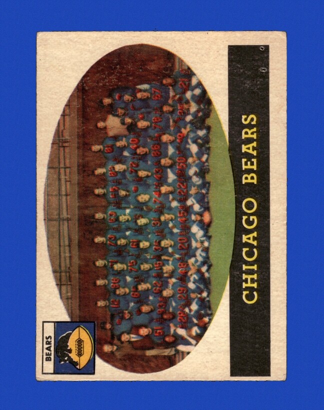 1958 Topps Set-Break # 29 Chicago Bears VG-VGEX *GMCARDS* | eBay
