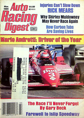Auto Racing Digest Magazine Mar 1985 Mario Andretti Shirley Muldowney ...