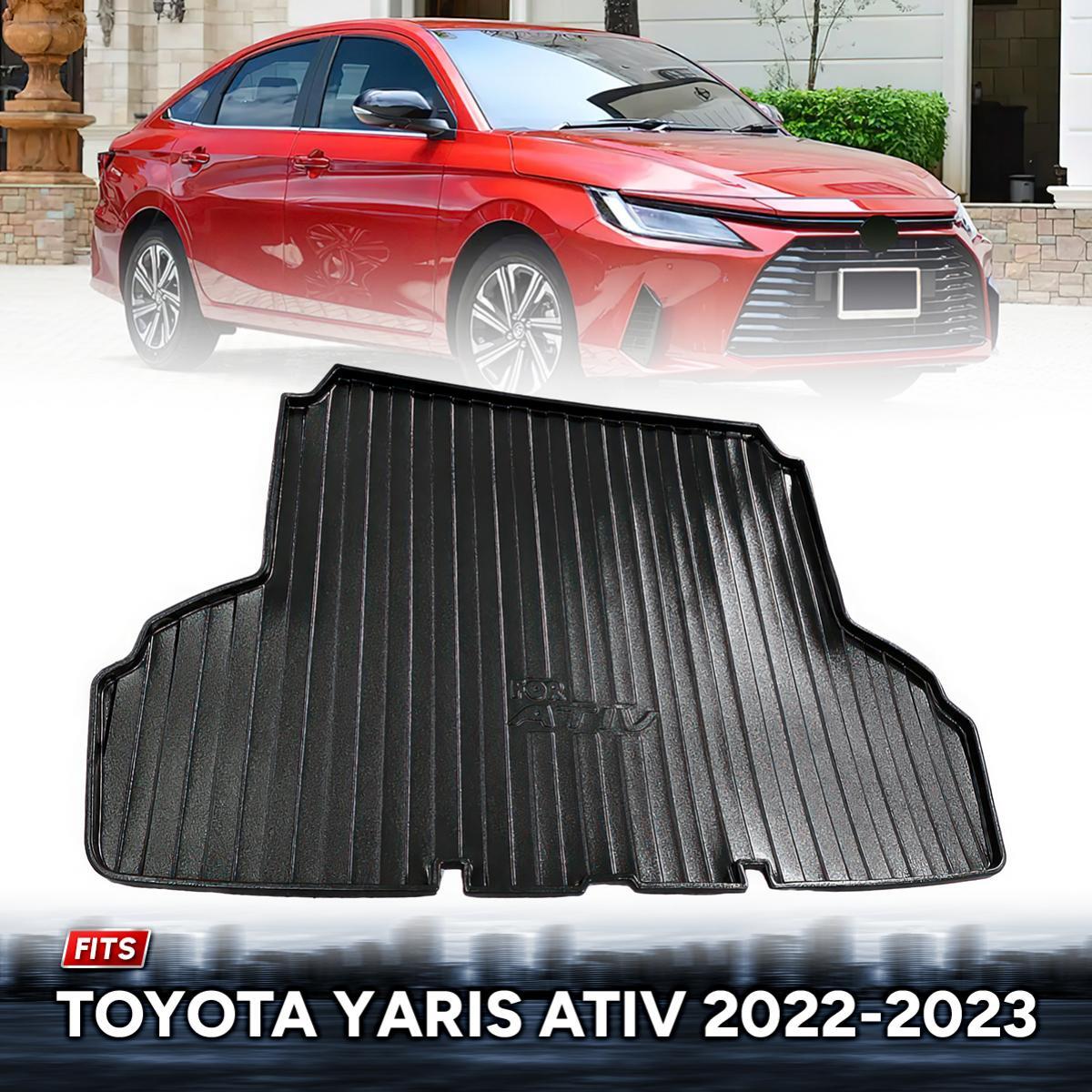 Floor Mat Rear Tray Carpet Interior Trunk Liner For Toyota Yaris Ativ ...