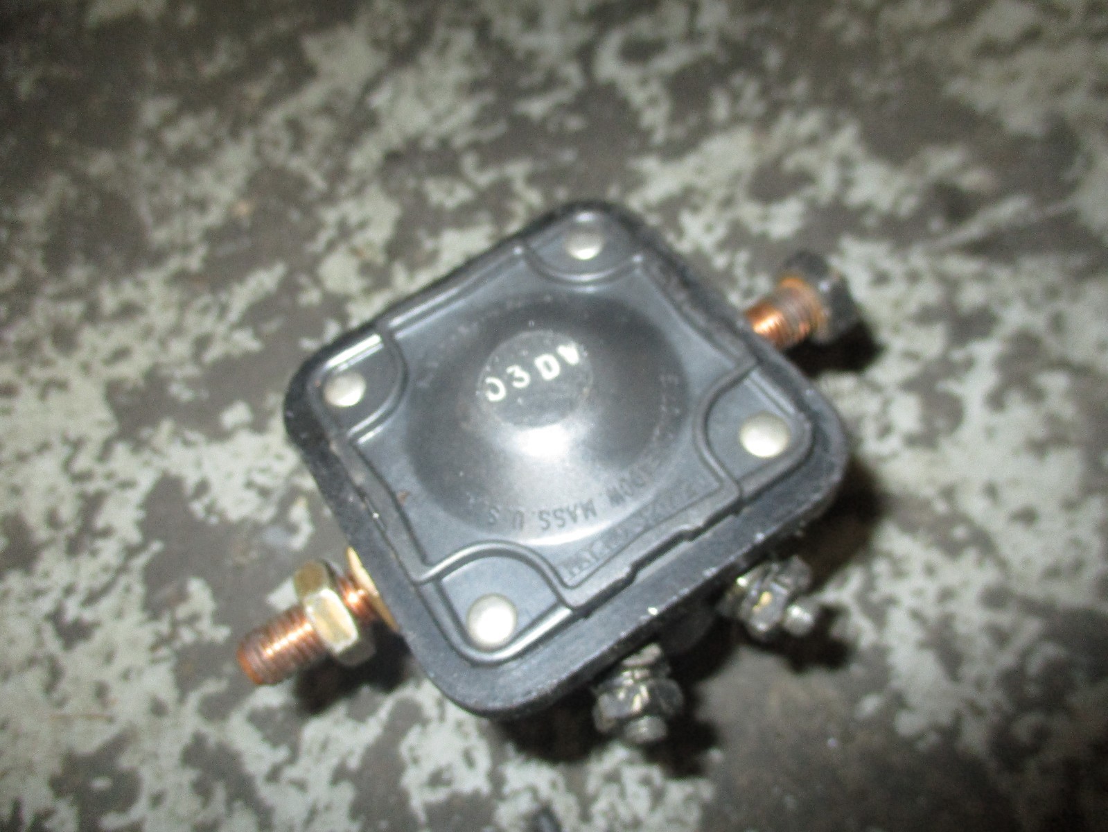 1996 Evinrude 225hp Vindicator V6 2-stroke outboard starter solenoid ...