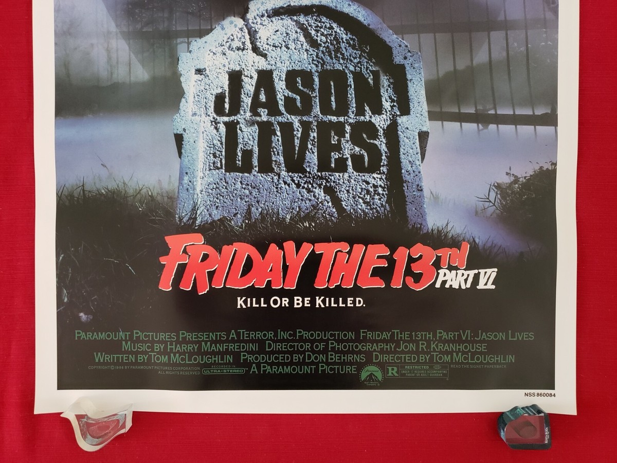 Friday The 13th Part Vi Movie Poster Friday The 13th Part 6 Jason