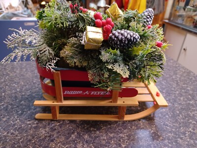Radio Flyer Wooden Christmas Decorative Sleigh FTD Teleflora Gifts ...