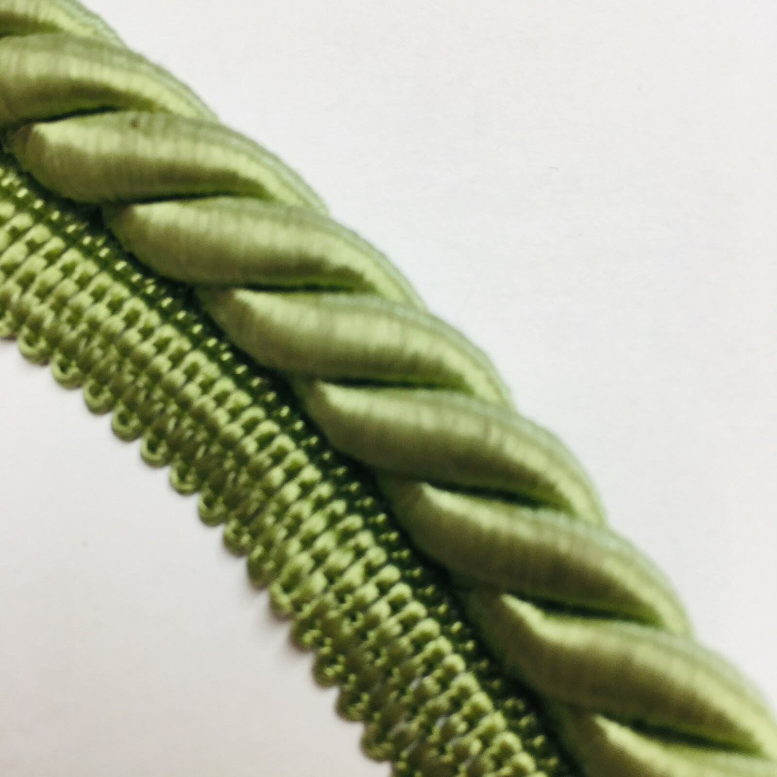 10mm Flanged Classic Cord Barley Twist Rope Piping Braid Trim Per Metre ...