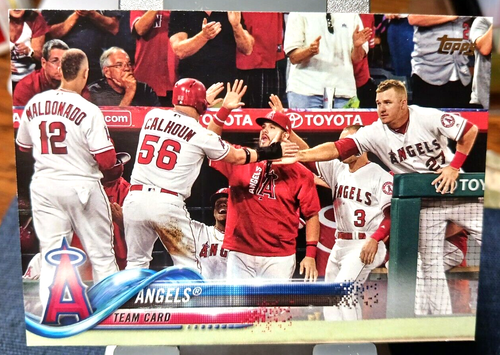 2018 Topps Team Card Los Angeles Angels Baseball Card #119 (NM) Free ...