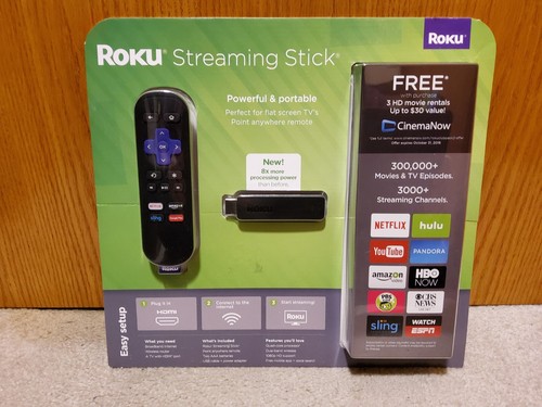 Roku Streaming Stick Digital HD Media Streamer (3810X-BDL1) - Black for ...