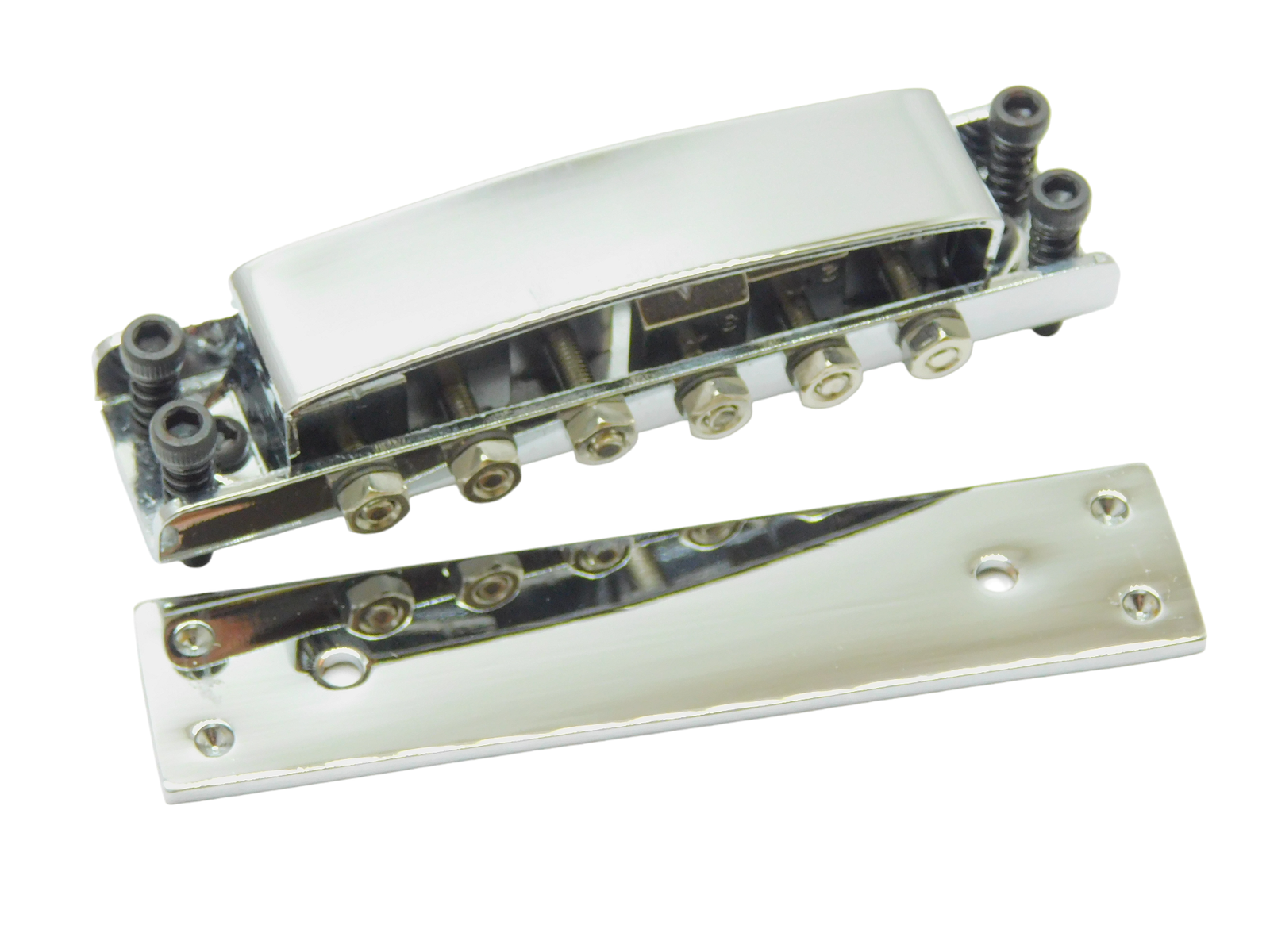 Allparts Rickenbacker Style Tunematic Bridge Chrome for sale online | eBay