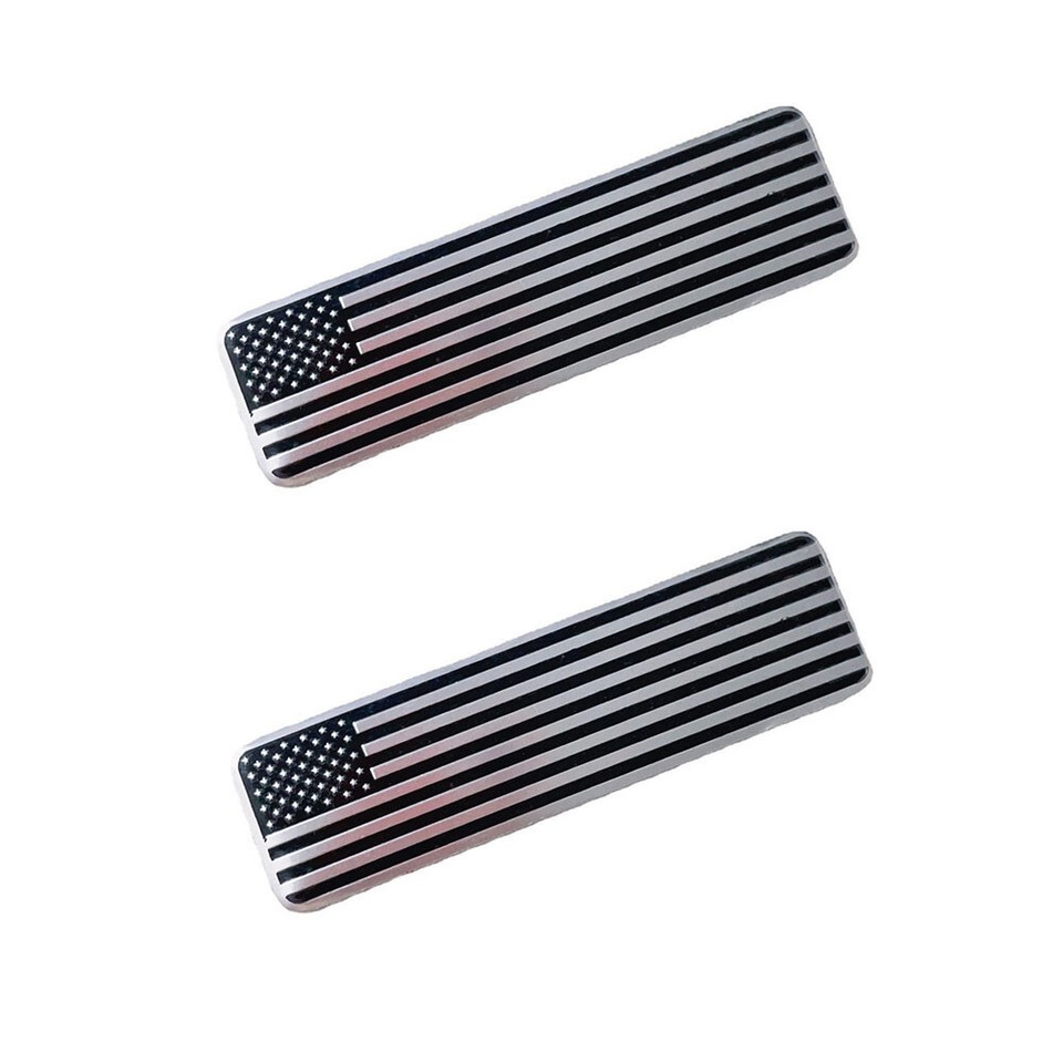 3D Metal Sticker USA Flag Pattern Car Body Decoration Emblem ...