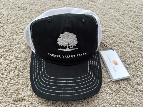 Carmel Valley Ranch Golf Club Snapback Cap/Hat Mesh Ivory Tag Style ...