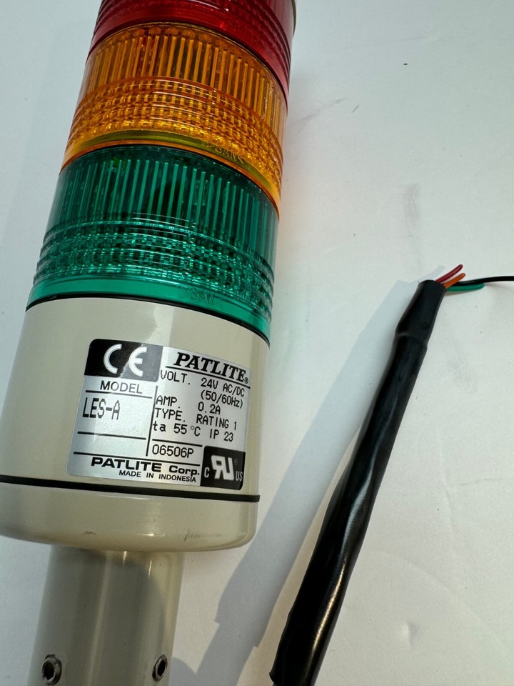 PATLITE LES-A Light Stack Tower Red, Amber, Green, Blue - 24V AC/DC | eBay
