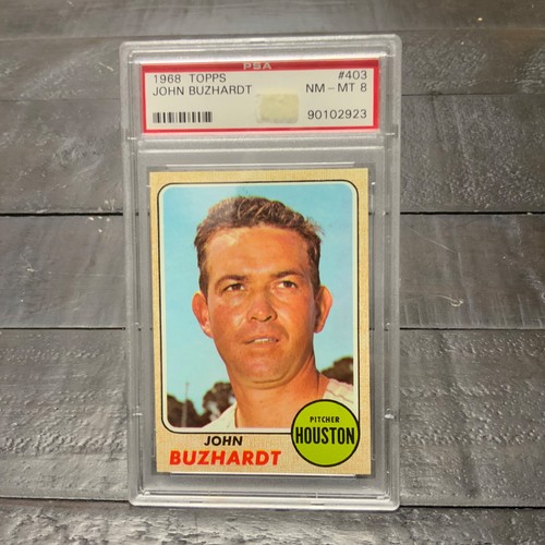 1968 Topps John Buzhardt #403 *Houston* PSA 8 NM-MT | eBay