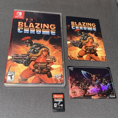 Blazing Chrome Nintendo Switch LRG Limited Run #48 Complete #sku | eBay