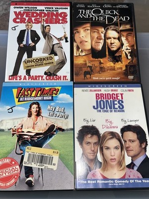 4 Dvd Movies Wedding Crashers Bridget Jones Quick And The Dead Fast ...