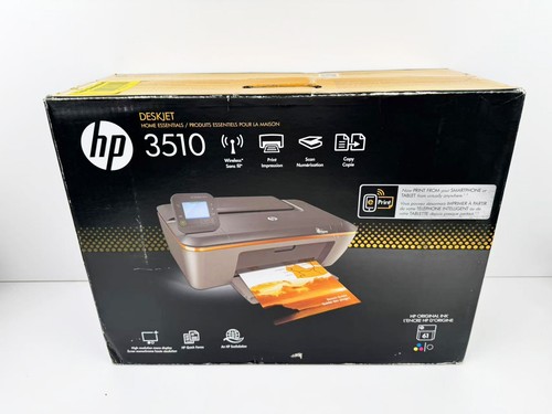Brand New HP Deskjet 3510 All-In-One Inkjet Printer Wireless Print/Copy ...