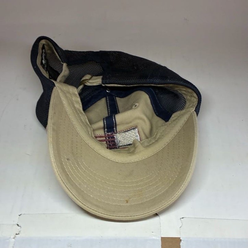 Panama Jack American Flag Hat One Size Adjustable Buckle Strap Mesh ...