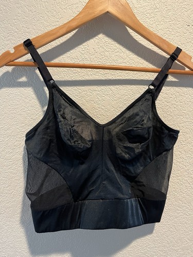 Vintage Longline Bra Top With Sheer Side Panels | eBay