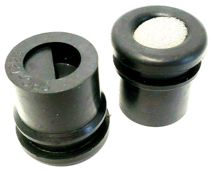 Rubber BAFFLED PCV Valve Grommets For Chrome Steel Valve Covers (2) SBC ...