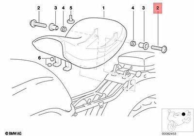 New Genuine BMW Oval Head Screw (M6X30mk ) - 46637653686 | eBay