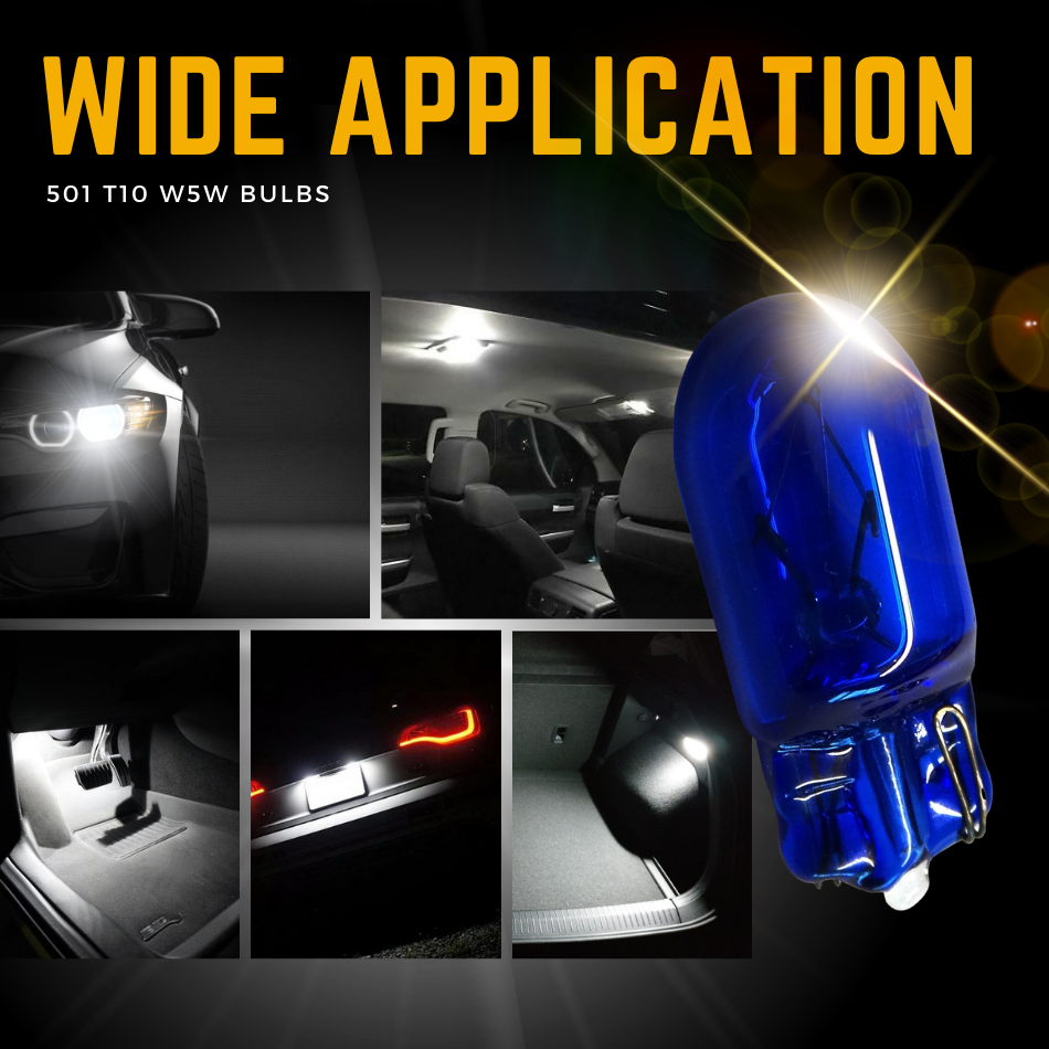 501 Xenon White Car Side Light W5w T10 W5w Interior Hid Parking Light ...