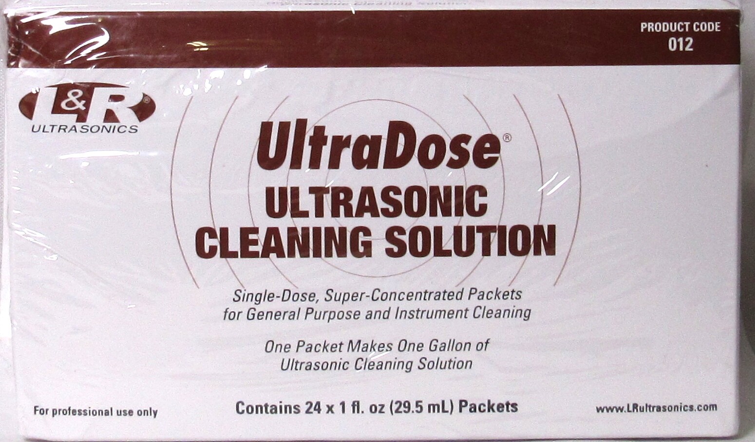 (24 x 1 oz Packets) L&R UltraDose Ultrasonic Instrument Cleaning ...