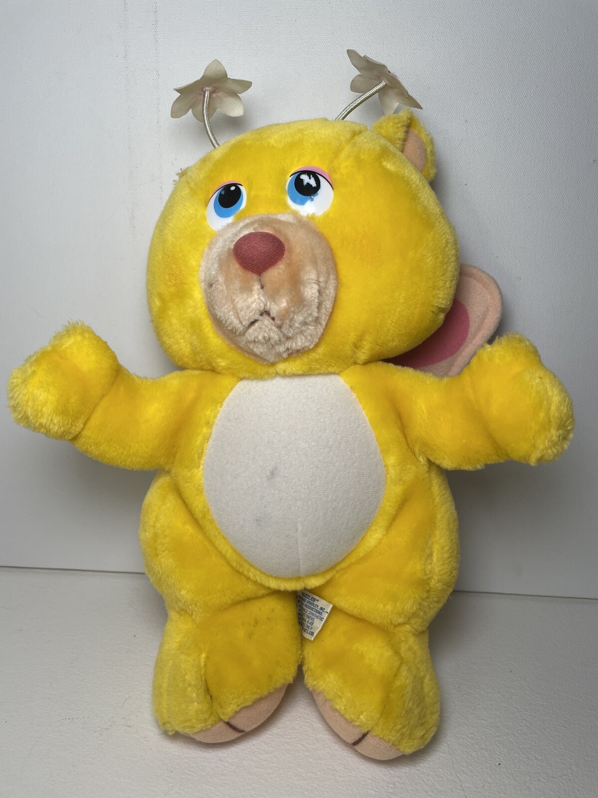 Vintage 1984 Disney Wuzzles ButterBear Yellow Butterfly Bear, Hasbro ...