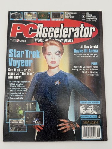 PC Accelerator Magazine September 1999 Issue 13 Star Trek, Quake 3, No ...