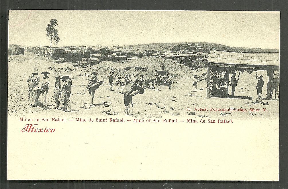 San Rafael Gold Mine Mina El Oro Mexico ca 1899 | eBay