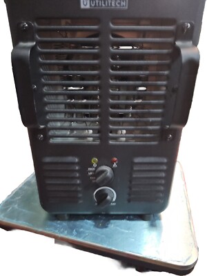 UTILITECH 1500 Watts Electric Fan Heater With Adjustable Thermostat ...