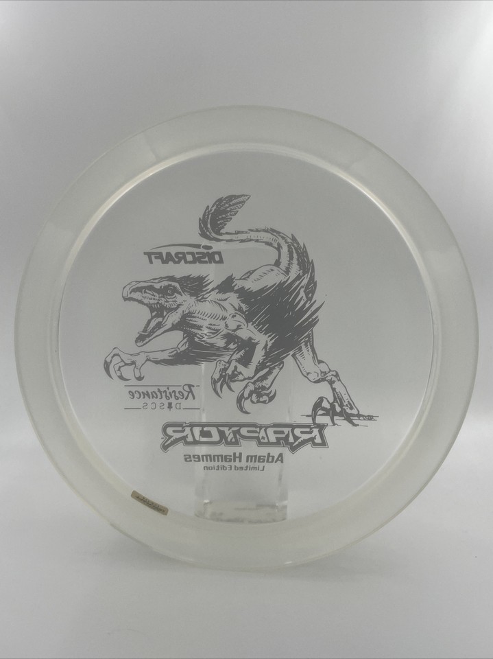 Discraft Adam Hammes Clear CryZtal Raptor - NEW 173-174g Disc Limited ...