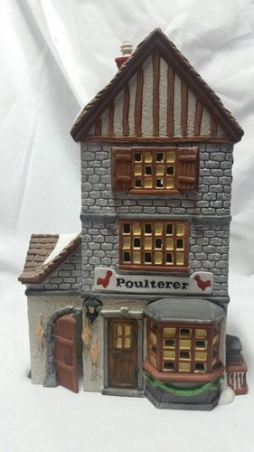 Dept 56 Dickens Village Series POULTERER Merchant Shops 59269 - Retired ...