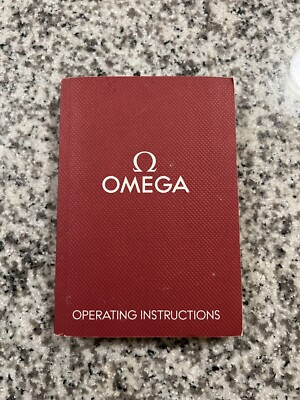 Genuine Official Omega Watch Operating Instructions Booklet Manual ...