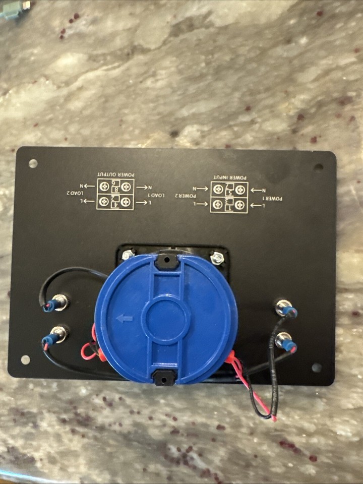 AC Rotary Switch Panel 2 Position 120V 30A Selector Switch Reverse ...