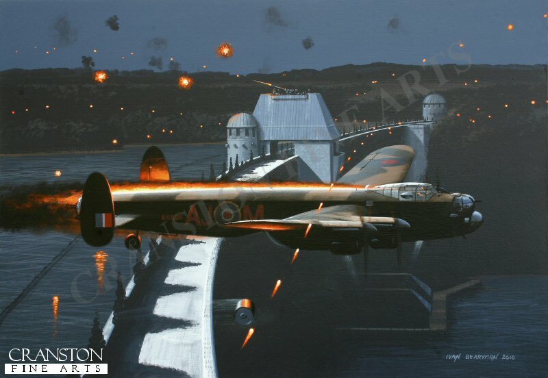 Dambuster 617 sqd Aviation art print Lancaster RAF Bomber Command flt ...