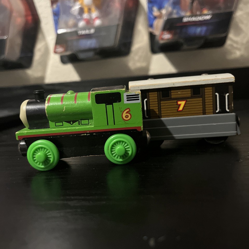 Thomas & Friends Wooden Railway Racing Percy Toby Train Tank Engine | eBay