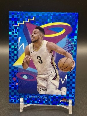2025 TOPPS FINEST CJ MCCOLLUM BLUE X-FACTOR /49 PELICANS | eBay